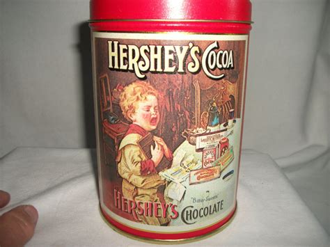 Hersheys Cocoa Vintage Tin 1989 Haute Juice