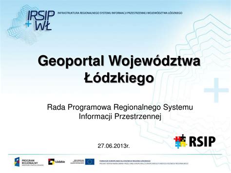 PPT Geoportal Województwa Łódzkiego PowerPoint Presentation free