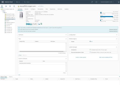 Change Host Hostname And Dns In Vsphere In Vcenter Vbrainstorm