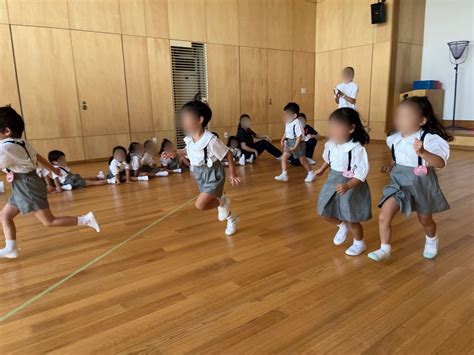 年少組 はじめての運動会がんばるぞ お知らせ Blog 日体幼稚園
