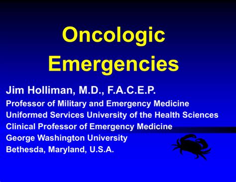 Oncologic Emergencies