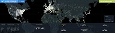 Ddos Threat Intelligence Map From A10 A10 Networks