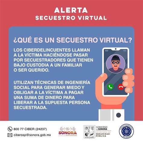 Unidad Cibernética Comparte Recomendaciones Para Prevenir El Secuestro