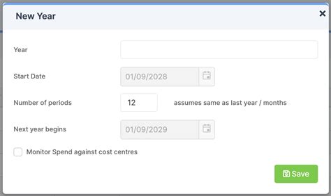 How To Create A New Financial Year In Mat Finance Bromcom Documentation Centre