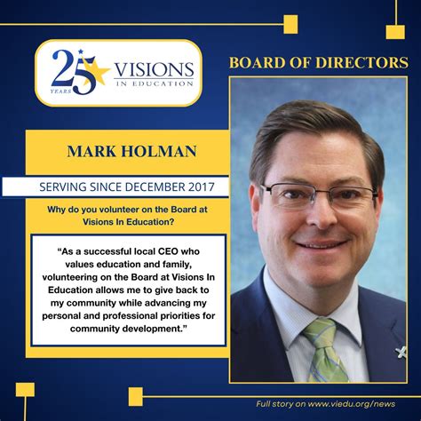 Visions In Education Charter School On Linkedin Introducing Mark