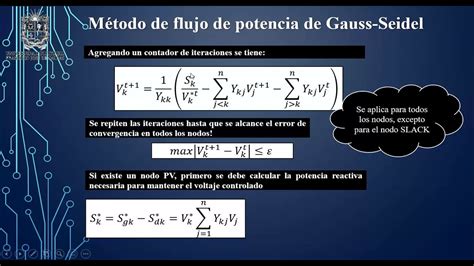 Formulaci N Del Problema De Flujo De Potencia Y El M Todo De Gauss