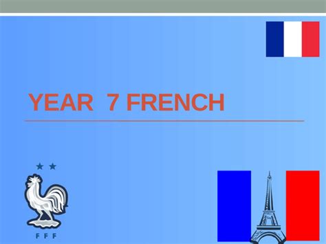 Full Course French Year 7 Tricolore Total 1 56 Lessons Teaching