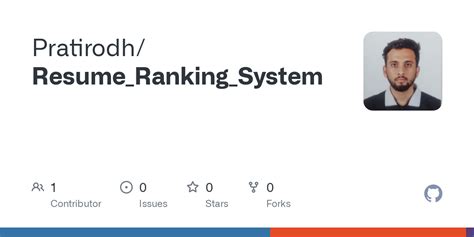 Github Pratirodhresumerankingsystem
