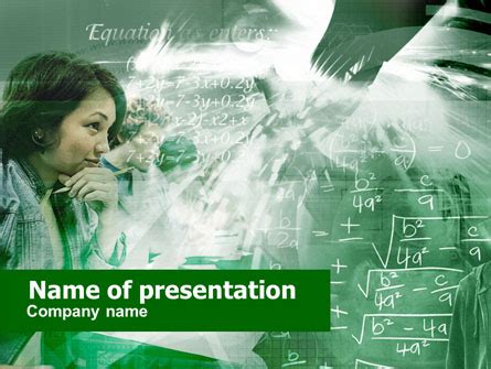 Mathematical Formulas Presentation Template For PowerPoint And Keynote