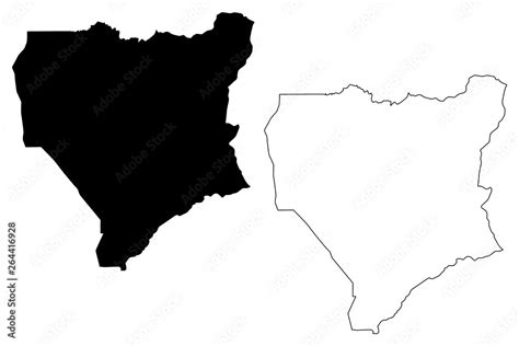 Niassa Province Provinces Of Mozambique Republic Of Mozambique Map Vector Illustration