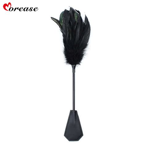 Morease Flirting Erotic Bondage Flogger Slap Whipping Sex Toys Feather