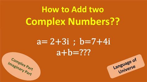 How To Add Two Complex Number Youtube