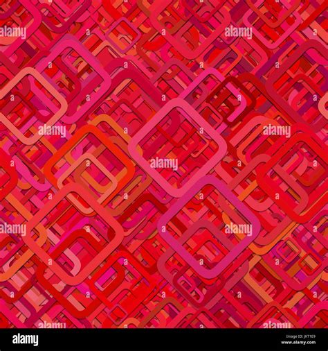 Red Seamless Abstract Geometric Square Pattern Background Vector