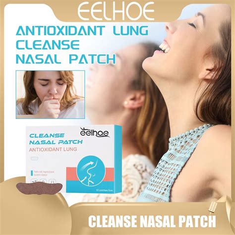 Eelhoe Cleanse Nasal Patch Antioxidant Lung Nasal Strip Anti Snoring Patch 10pcs Shopee Malaysia