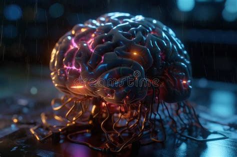 Artificial Intelligence Concept Of Digital Networks Development Of