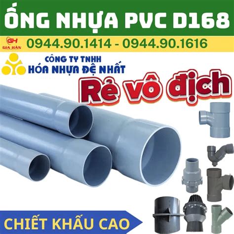 Ống Pvc D200 Nhựa Đệ Nhất L Chiết Khấu Cao L Giao Hàng Ngay
