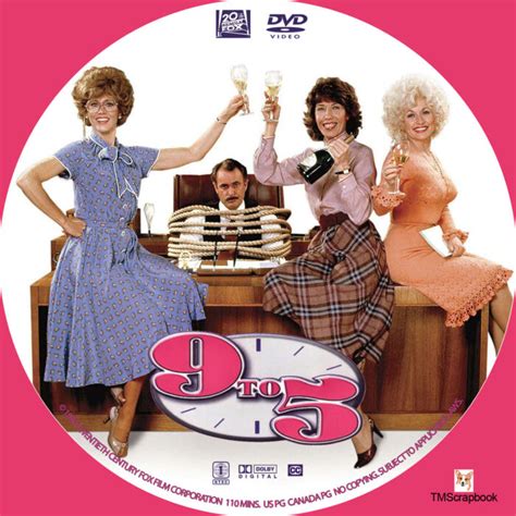 9 To 5 Dvd Label 1980 R1 Custom