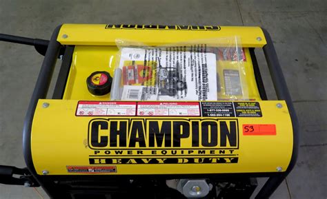 Champion Power Equipment Heavy Duty Generator Oahu Auctions