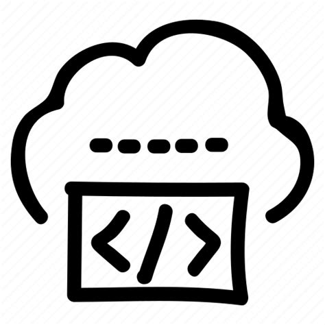 Cloud Coding Computing Programming Storage Icon Download On