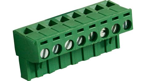 Rnd 205 00183 Rnd Pluggable Rising Clamp Terminal Block Straight 5