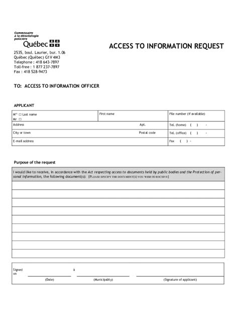 Fillable Online Contact Us Directeur De L Tat Civil Gouvernement Du Qubec Fax Email Print