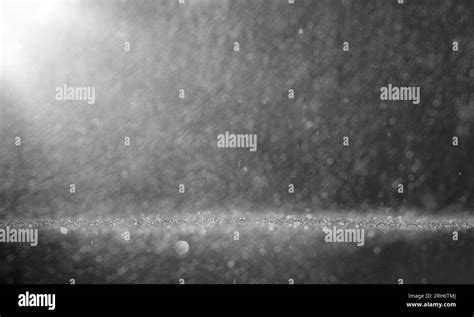Abstract Particles Glitter With Shining Floating Dust Particles Flare
