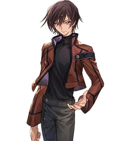 Code Geass Lelouch Vi Britannia Zero Brown Jacket Usa Leather Factory