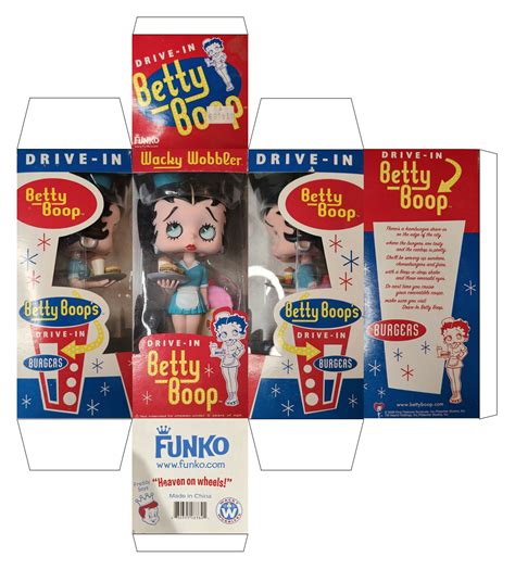 Betty Boop Drive In Wacky Wobbler Box Wacky Wobbler Barbie