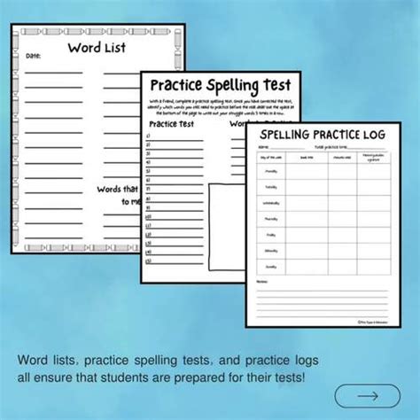 Spelling Notebook By The Type A Educator Tpt