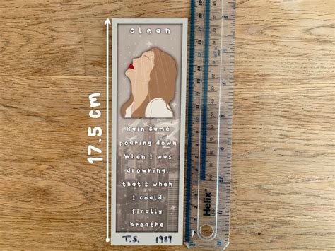 Taylor Swift Inspired 1989 Laminated Bookmarks Album Quotes Etsy