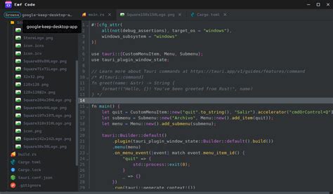 Github Emarifer Emf Code A Simple Vscode Clone Made With Tauri