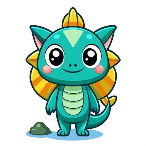 Cute Cartoon Sea Animal Illustration Premium Ai Generated Vector