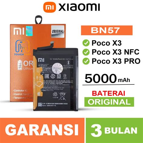 Jual BATERAI BATRE POCO X POCO X NFC POCO X PRO BN ORIGINAL Shopee Indonesia