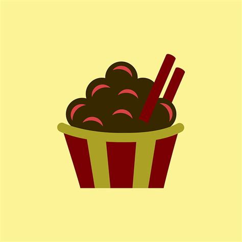 シナモンカップケーキベクトル Ai Eps Uidownload