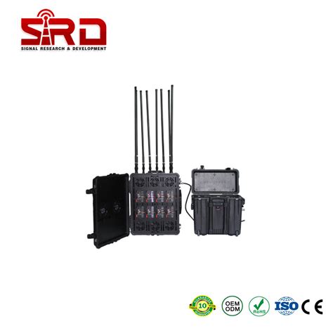 720W Dds Portable Mobile Phone Signal Pelican High Power Network Jammer