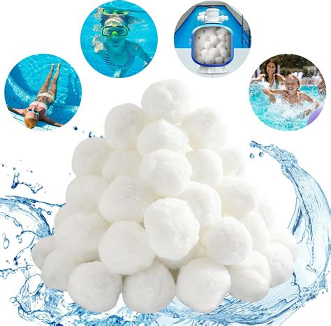 Crazyoo Pool Filter Balls154lb Eco Friendly Reusable Pool Fiber Filters Balls