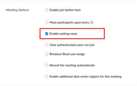 Add Zoom Waiting Rooms Learning And Teaching Teach Hq