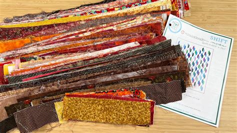 The Quilted The Stunning Shift Quilt Is Made With Leftover 2 1 2 Strips Or A Jelly Roll And