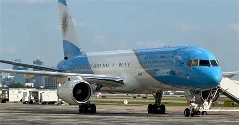 El Avión Presidencial Volvió De Estados Unidos Y Estará Disponible Para