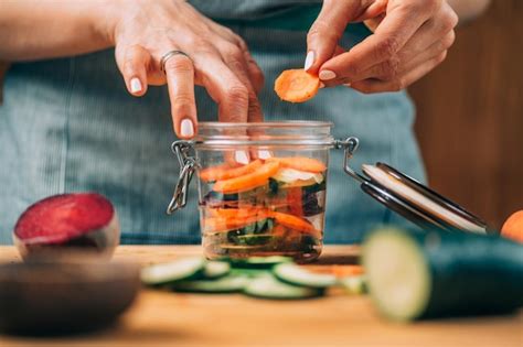 Premium Photo Vegetable Fermentation Process