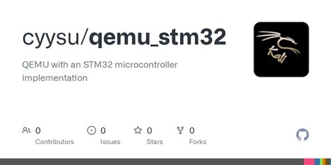 GitHub Cyysu Qemu Stm32 QEMU With An STM32 Microcontroller