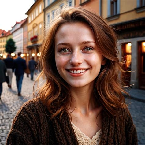 Premium Photo Czech Woman From Czech Republic Typical National Citizen