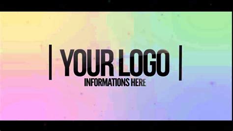 After Effects Intro Template Youtube