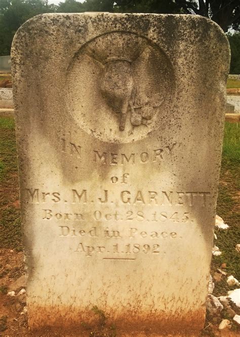 Margaret Jane Cartledge Garnett 1845 1892 Find A Grave Memorial