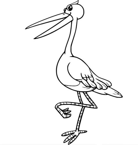 Ooievaar Kleurplaten Kinderen Kleurplaat