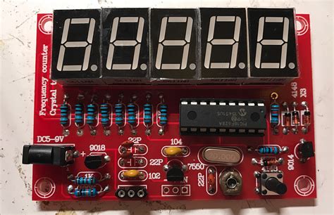 Crystal Oscillator Tester Frequency Counter Kit Review