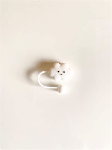 Starbucks Tumbler Straw Topper Cloud Shaped Cute Straw Cover Etsy