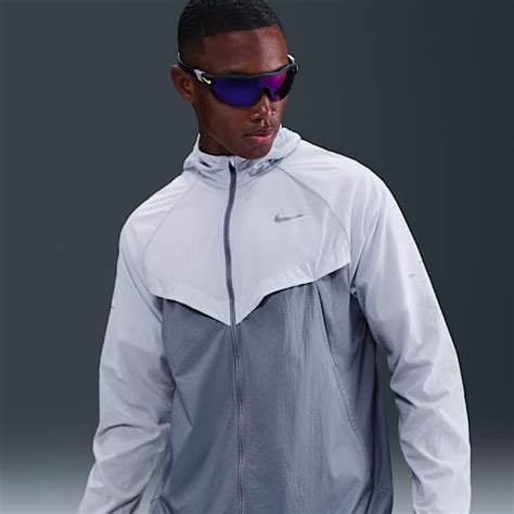 Grey Running Rain Jackets