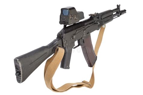 Современная штурмовая винтовка автомата Калашниковаа Стоковое Изображение изображение