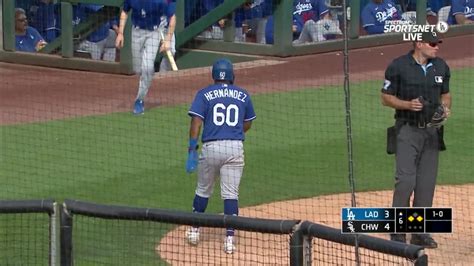 Ryan Ward Grounds Out To Second Hernández Scores 03182023 Los